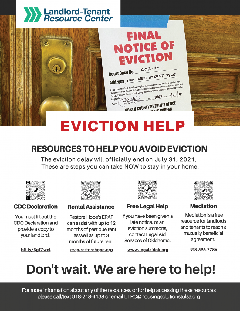 Eviction Help | Housing Solutions Tulsa